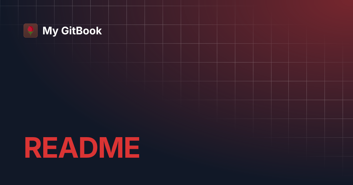 README | My GitBook